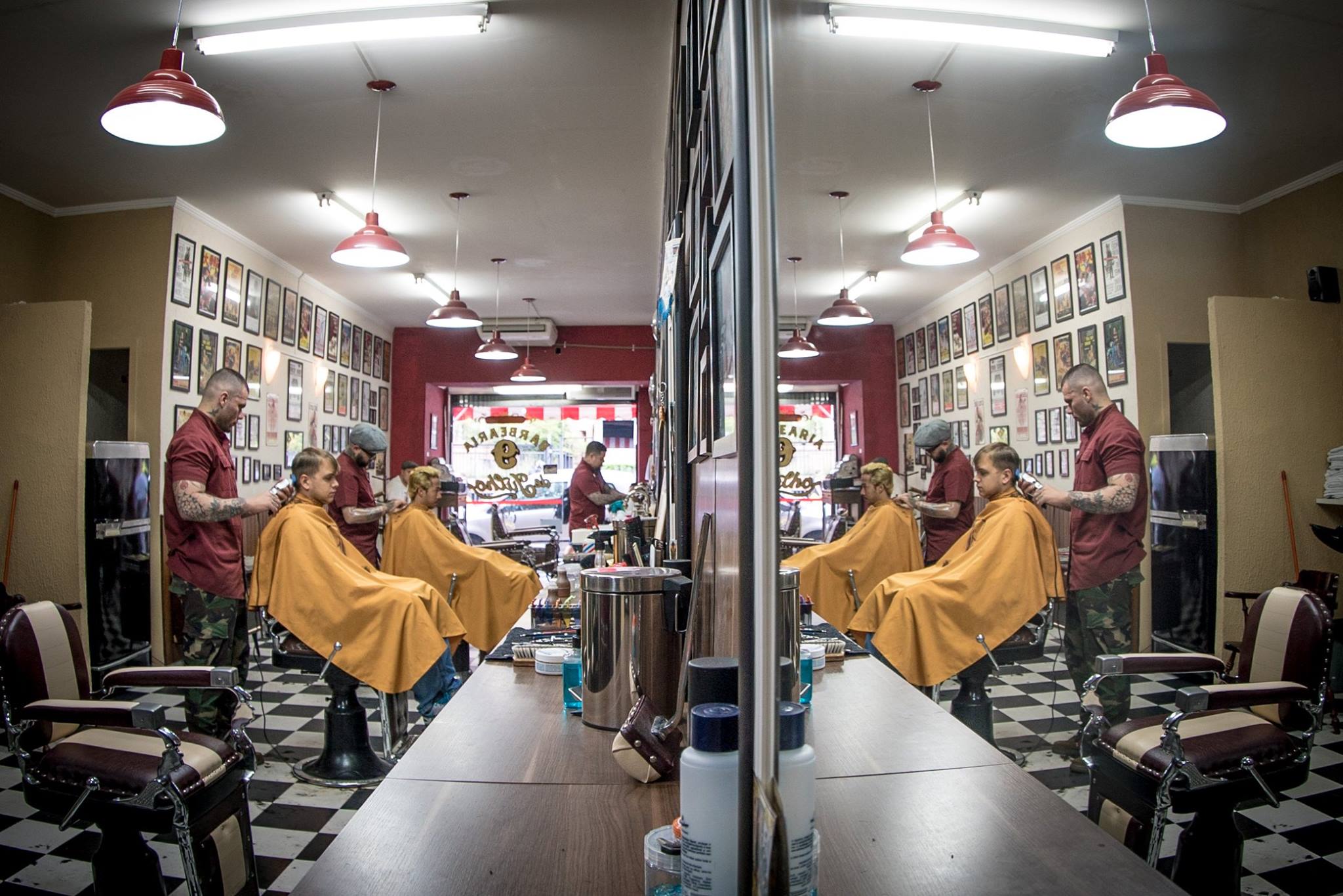 14 barbearias com decoração retrô e cheias de estilo | CASA.COM.BR