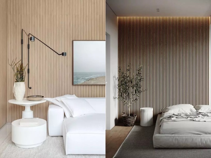 32 ideias de decorações com madeira ripada - OBSiGeN 32 ideias de decorações com madeira ripada - OBSiGeN